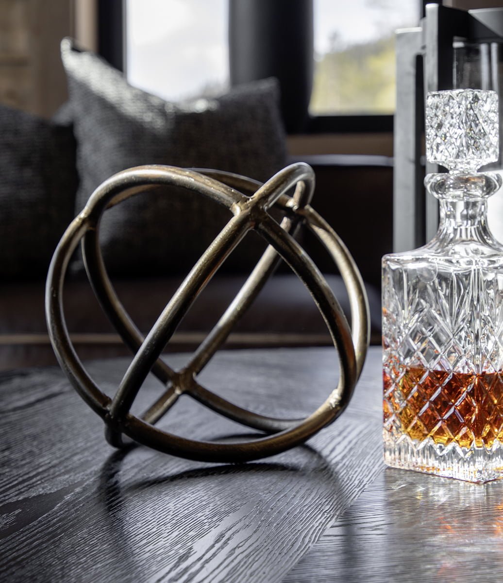 Vintage Brass Metal Ring Decoration – Sarah Louise Interiors